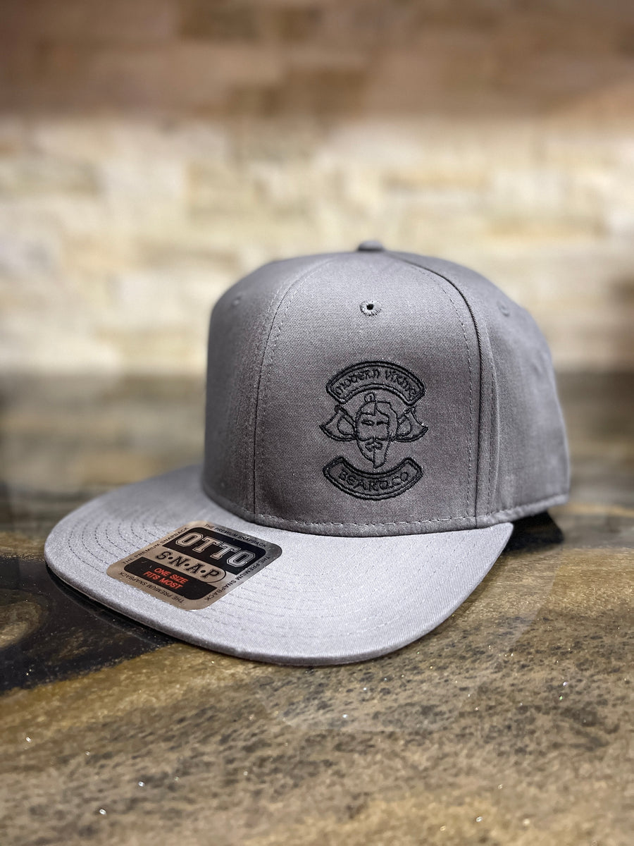 Modern Viking Gray Flat Visor Hat – Modern Viking Beard Co.